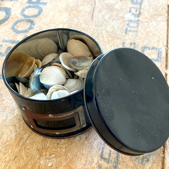 Office | Black Tin Full Of Shells As Shown | Poshmark
